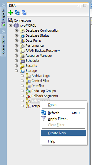 How To Create Tablespace Using Sql Developer Rebellionrider