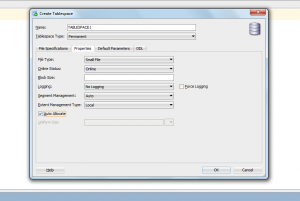 How To Create Tablespace Using SQL Developer - RebellionRider