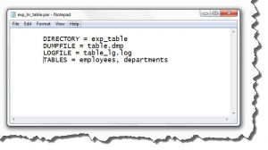 How To Export Tables Using PARFILE Parameter Of Expdp Data Pump Utility ...