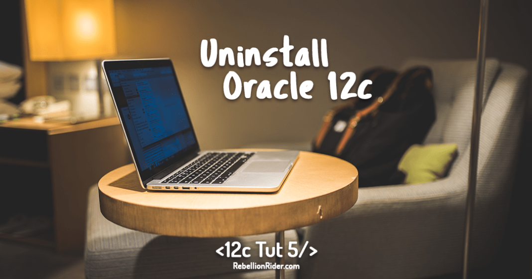 How To Uninstall Oracle Database 12c From Windows - RebellionRider