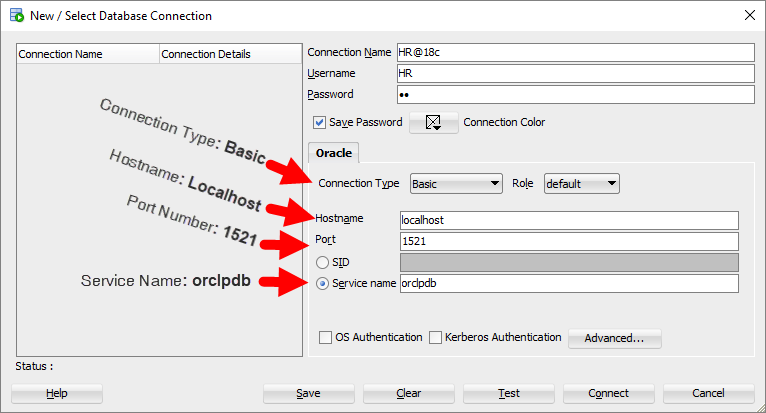 How To Connect With Pluggable Database Using Sql Developer In Oracle 0111