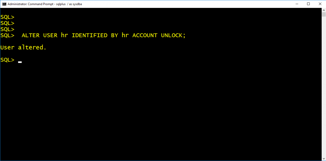 How To Unlock Hr User Sample Schema In Oracle Database 18c