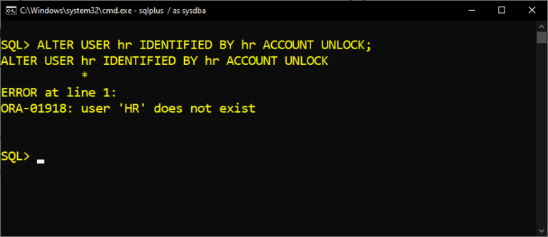 How To Unlock HR User in Oracle Database 19c - RebellionRider